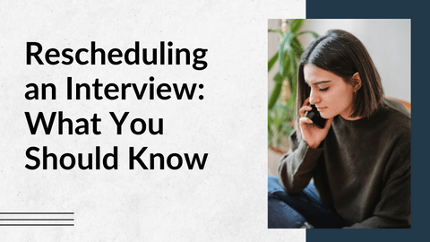 How to Professionally Reschedule and Interview